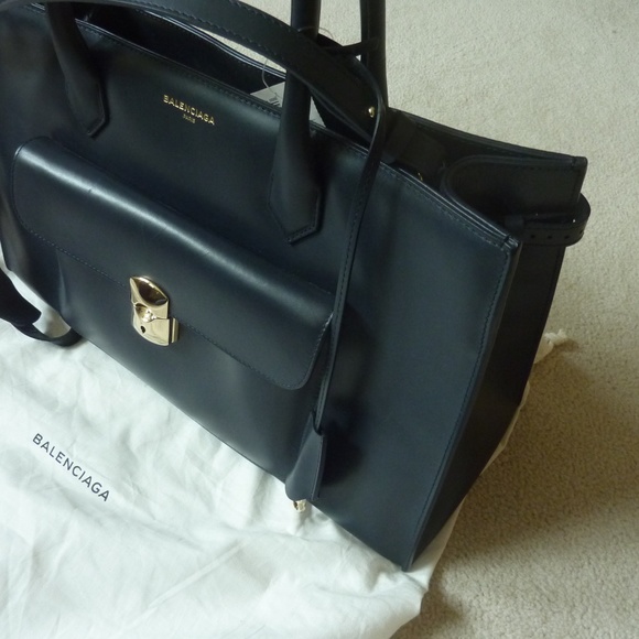Balenciaga | Bags | Balenciaga Sac Miroir Padlock Tophandle Tote | Poshmark